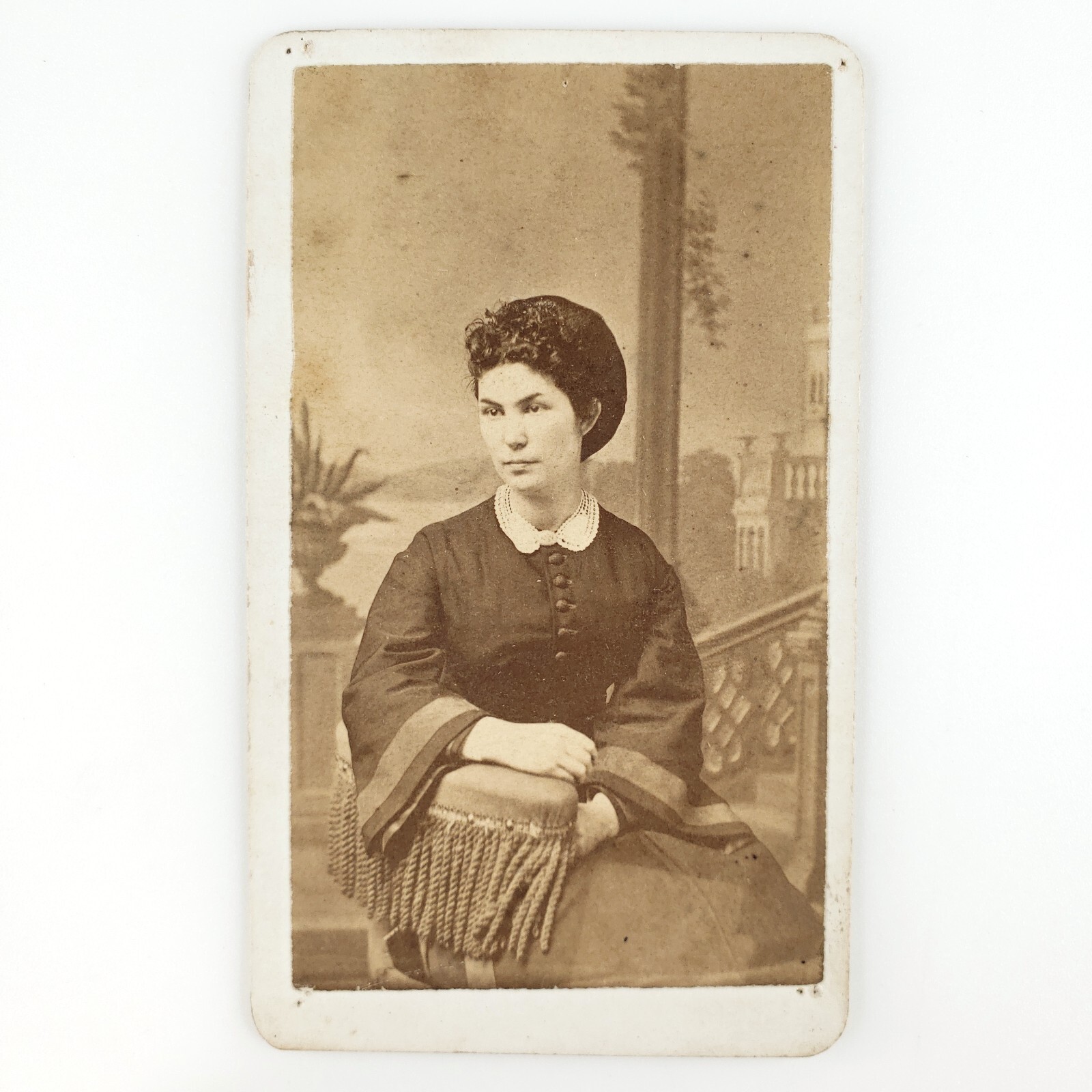 Topeka Kansas Woman CDV Photo c1875 Lee Knight New River Side Gallery ...