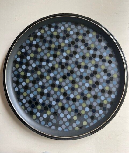 Denby Jet Dots 13” Chop Plate (Round Platter), NWT | eBay