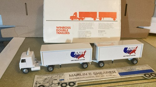 ANR FREIGHT SYSTEM cabover TRACTOR AND DOUBLE TRAILERS WINROSS TRUCK | eBay