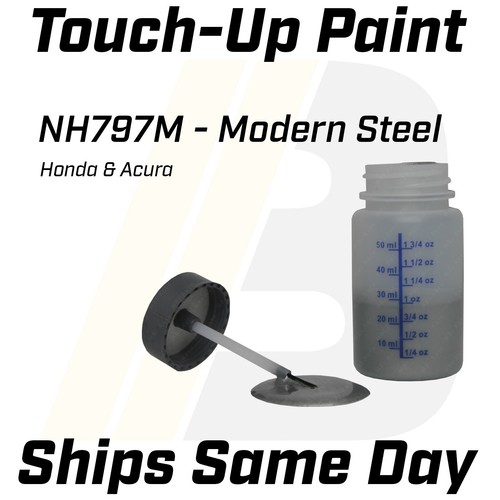 NH797M Modern Steel Metallic - 1 Oz Touch Up Paint Kit w/ Brush for ...