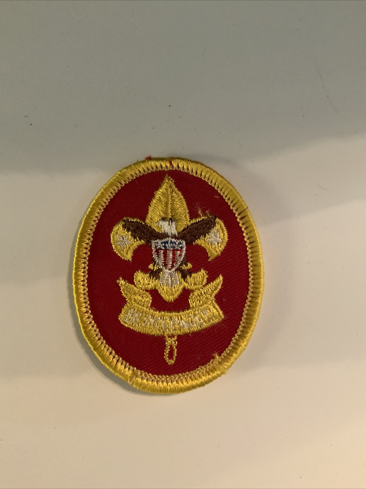 Vintage Boy Scouts of America BSA First 1st Class Red Gold Rank Patch ...