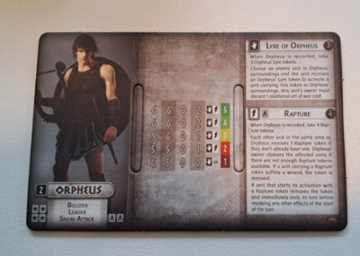 Mythic Battles: Pantheon Orpheus Unit Board Replacement Piece | eBay