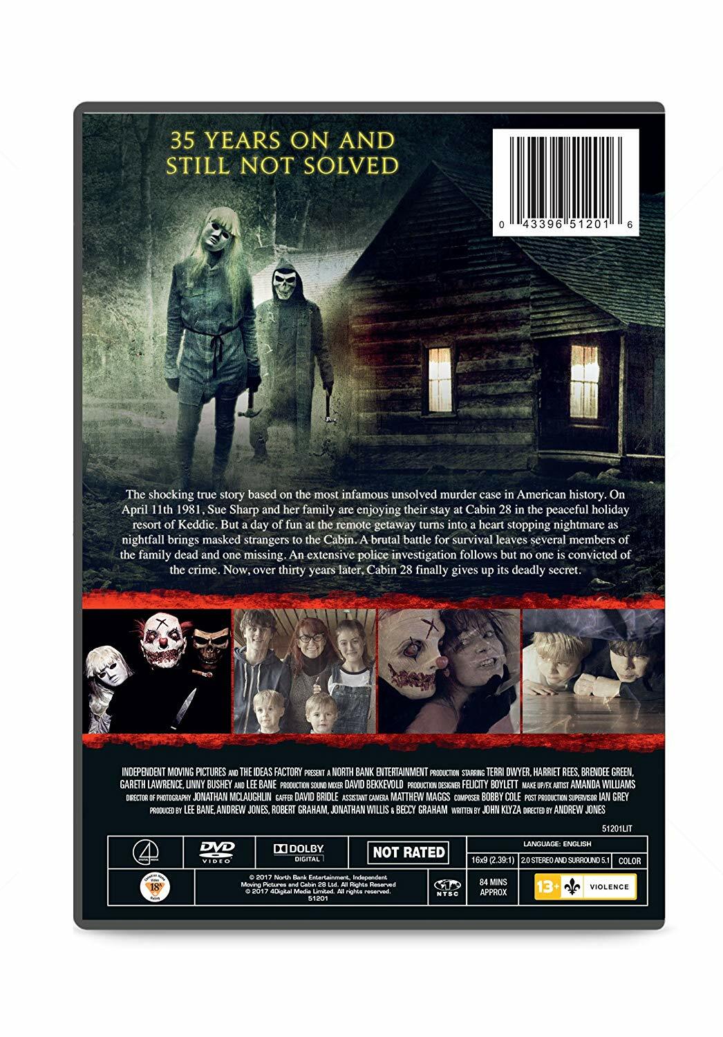 Cabin 28, DVD, 2017, New, Gareth Lawrence, Linny Bushey, Lee Bane ...