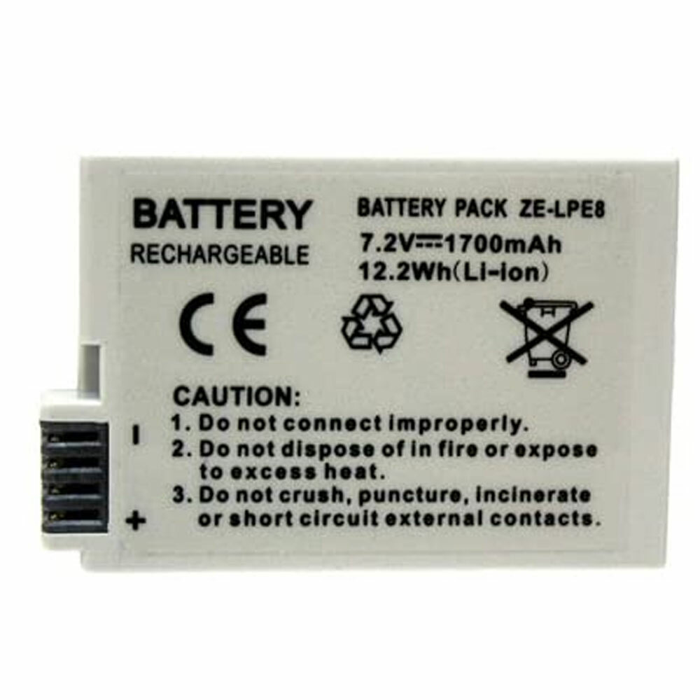 Hi Power Li-Ion Battery for Canon T2i T3i T4i T5i 550D 600D 650D 700D ...
