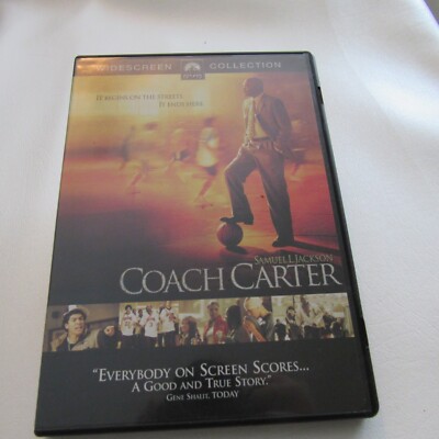 Coach Carter (DVD, 2005, Widescreen Collection) Samuel L Jackson very ...