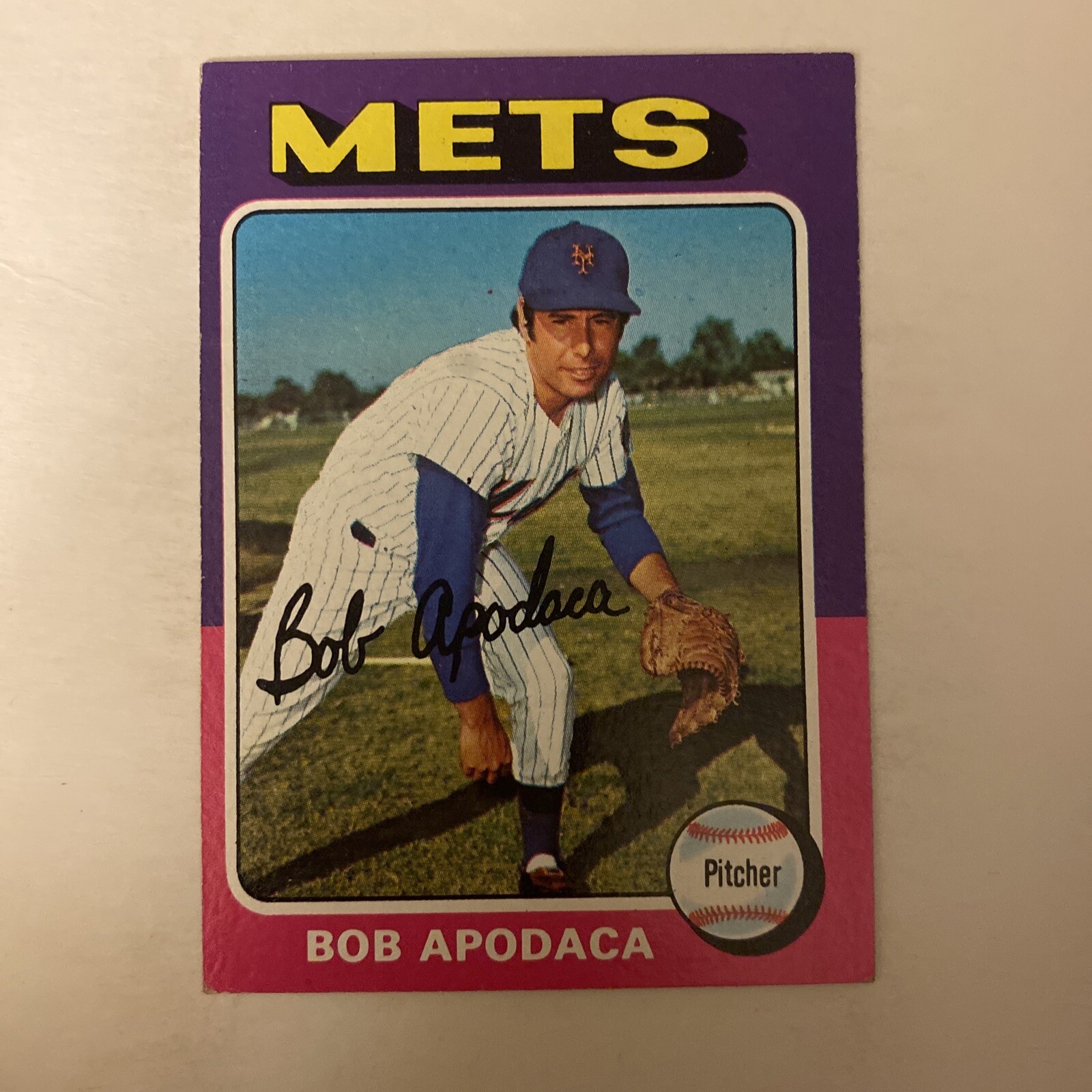 1975 Topps Baseball Bob Apodaca New York Mets Card #659 | eBay