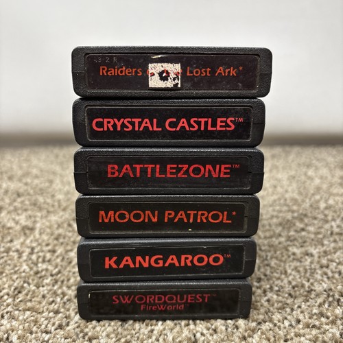 Atari 2600 silver label game lot Of 6 Tested | eBay