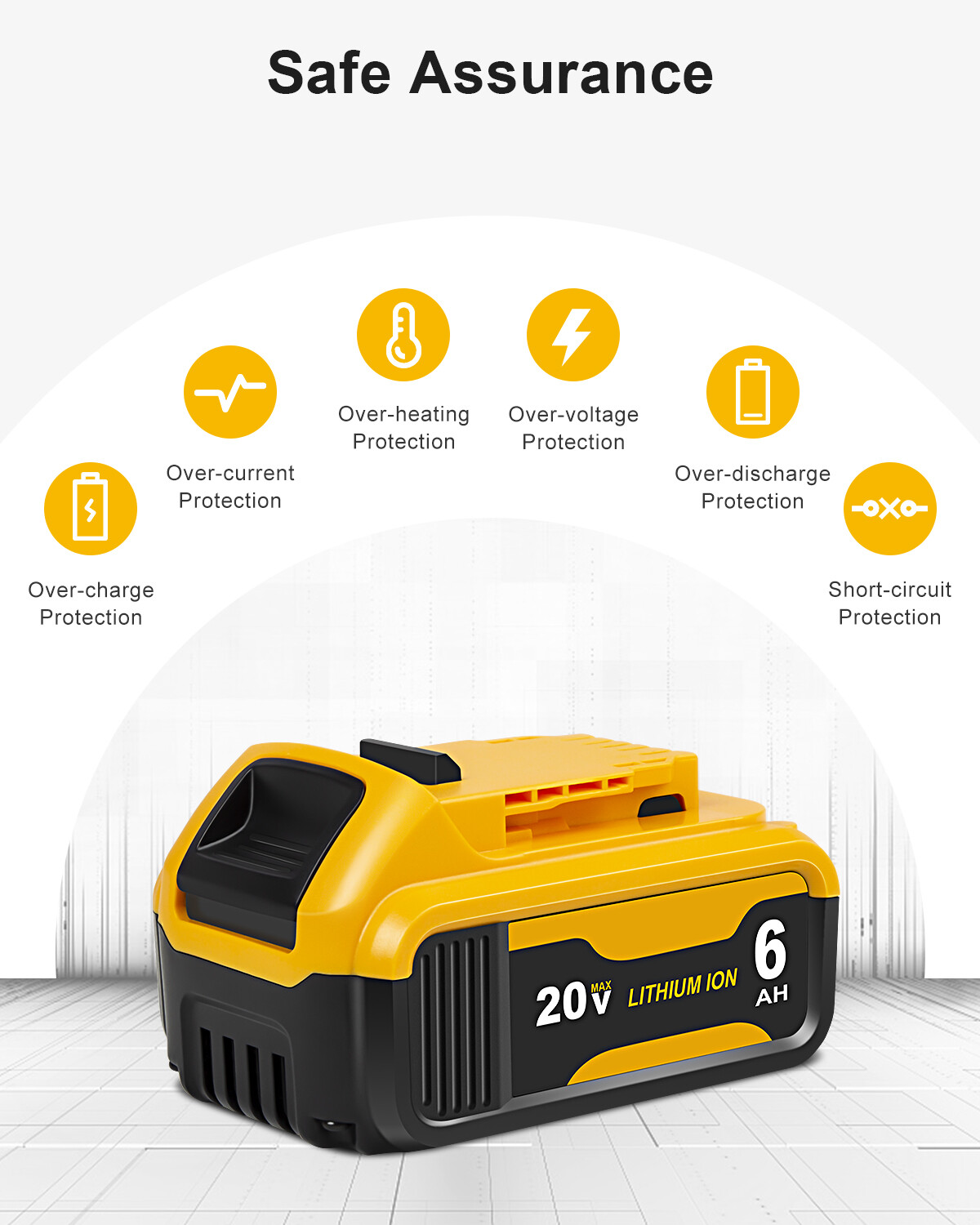 For Genuine DEWALT DCB104 20V MAX Multi-Port Fast Charger W/ 4X DCB205 ...