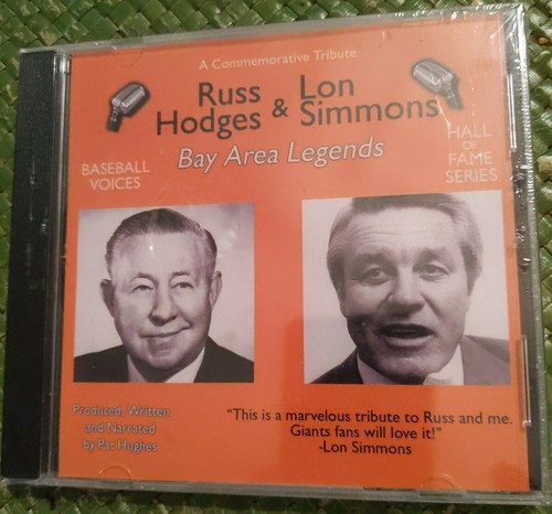 Baseball Voices Russ Hodges Lon Simmons CD 2012 SF Giants Bay Area ...