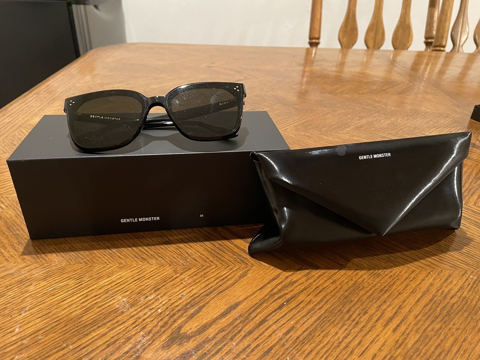 Gentle Monster Sunglasses - Rick 01; All-black, 2022 … - Gem