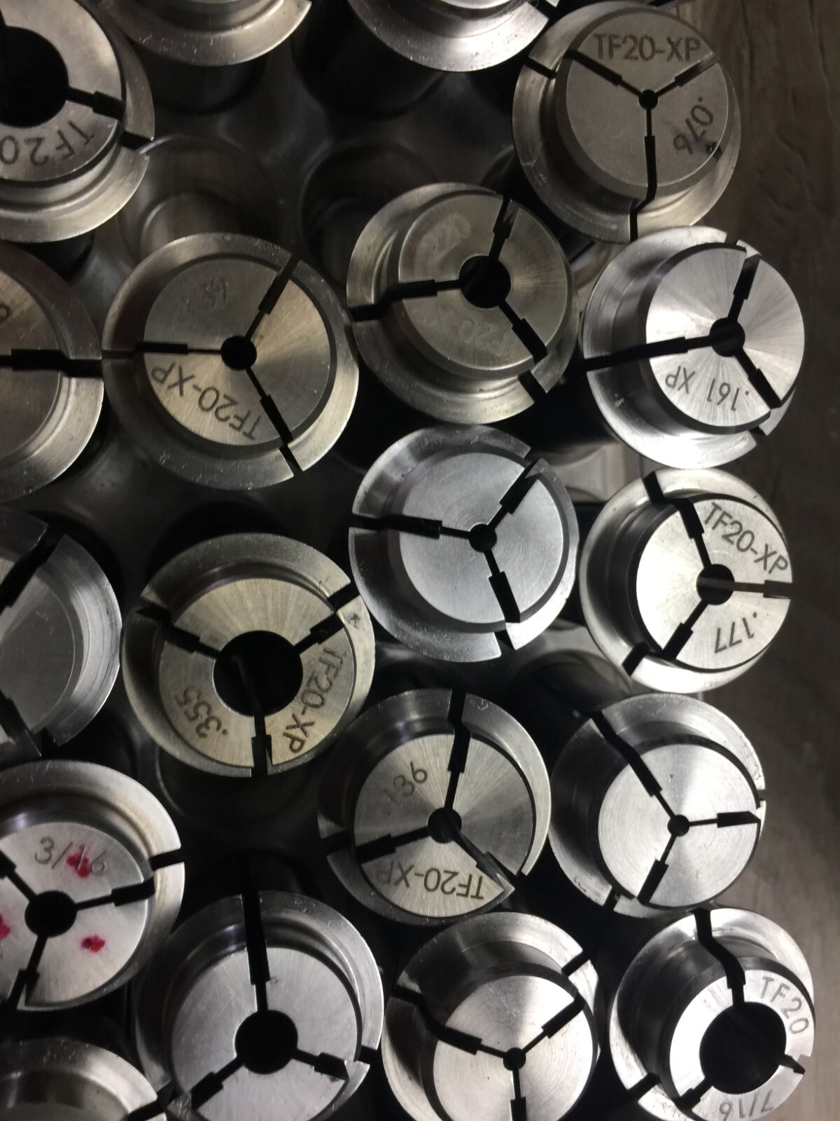 SOUTHWICK & MEISTER S&M TF20 COLLET LOT .052 - 7/16" | eBay