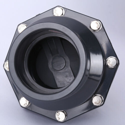 Inner Dia 25mm-63mm UPVC One Way Non Return Flap Check Valve Pipe ...