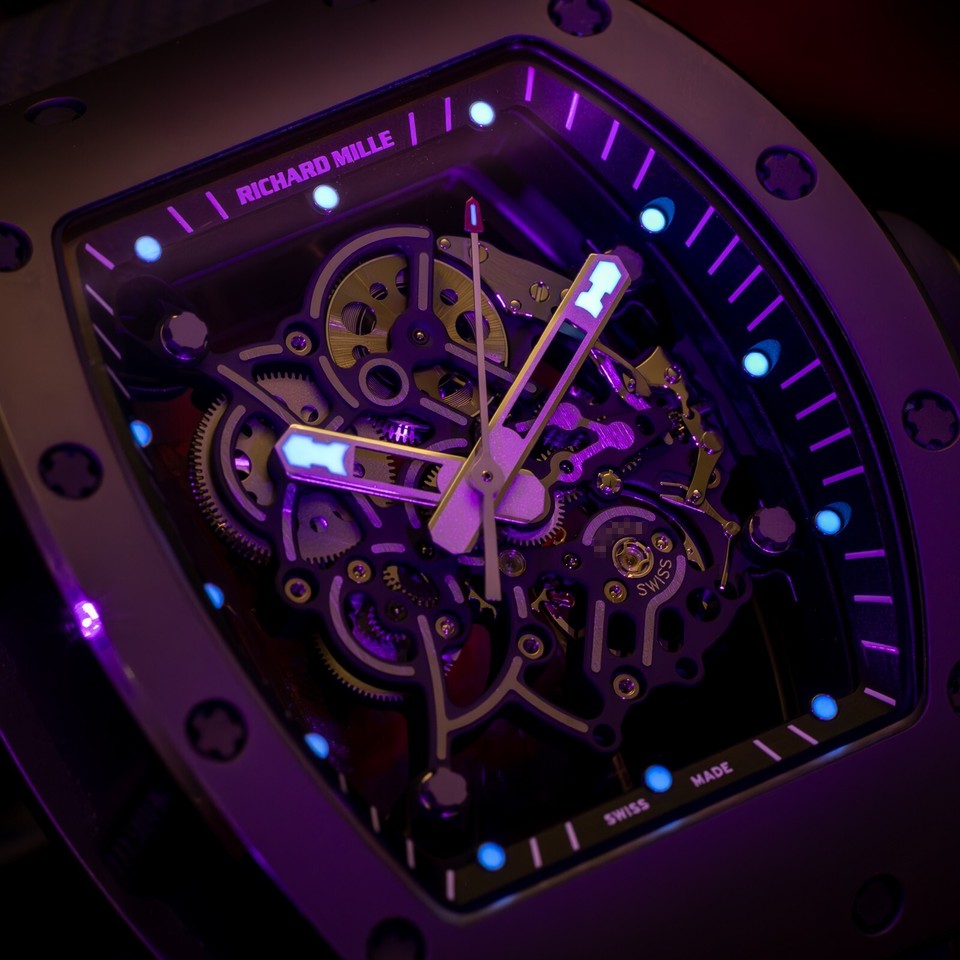 Richard Mille Bubba Watson Black Ceramic Skeleton Dial RM055 Box ...