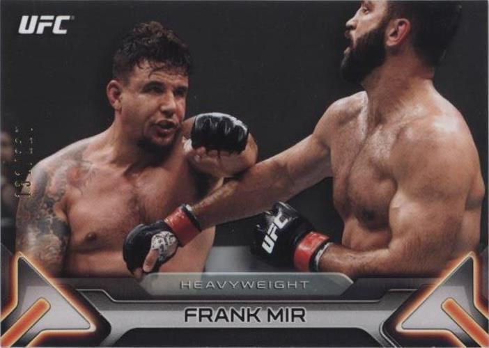 2016 Topps UFC Knockout - Frank Mir #52 Silver /227 for sale online | eBay