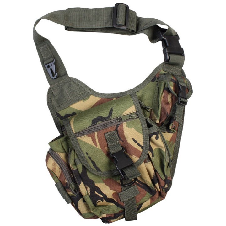 TACTICAL 7L SHOULDER BAG ARMY BTP MTP DPM CAMO MENS TRAVEL DOCS MONEY ...