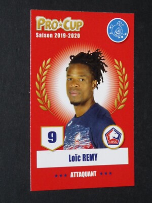 FOOTBALL PRO-CUP CARD LILLE LOSC 2019 LOÏC REMY DOGUES CHAMPIONNAT ...