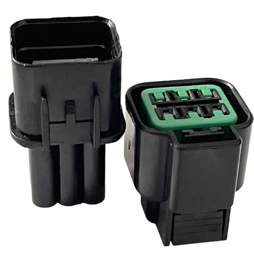 6 Pin Male Female Pre Wired Connector Plug Headlight Lamp Sensor For ...