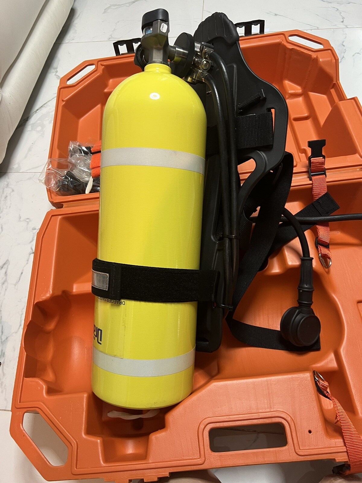 DRAGER SCBA Airboss/ProAir. Complete Kit In Hard Case. Firefighter Air ...