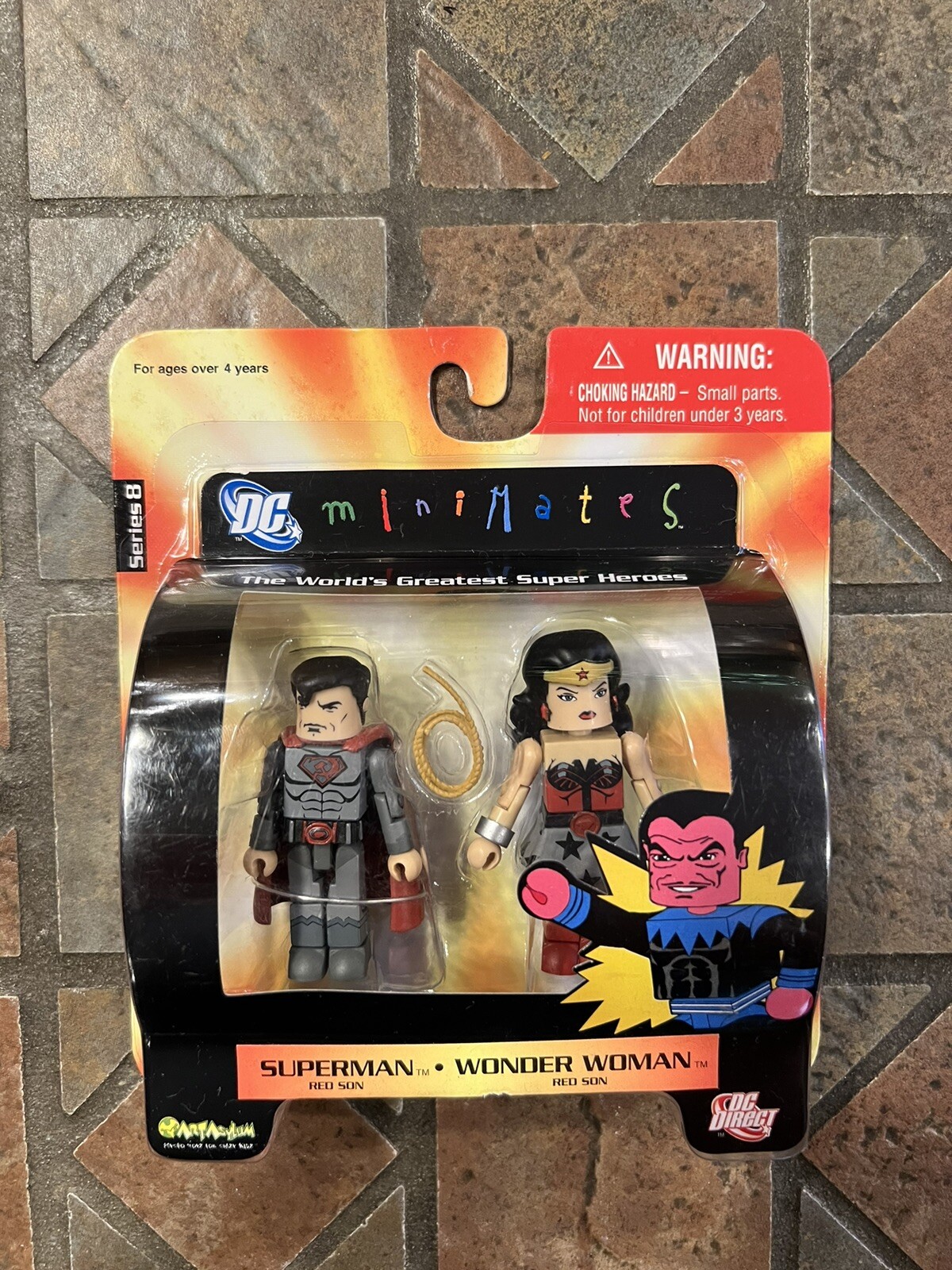 DC Minimates RED SON SUPERMAN & WONDER WOMAN Series 8 JSA JLA Justice ...