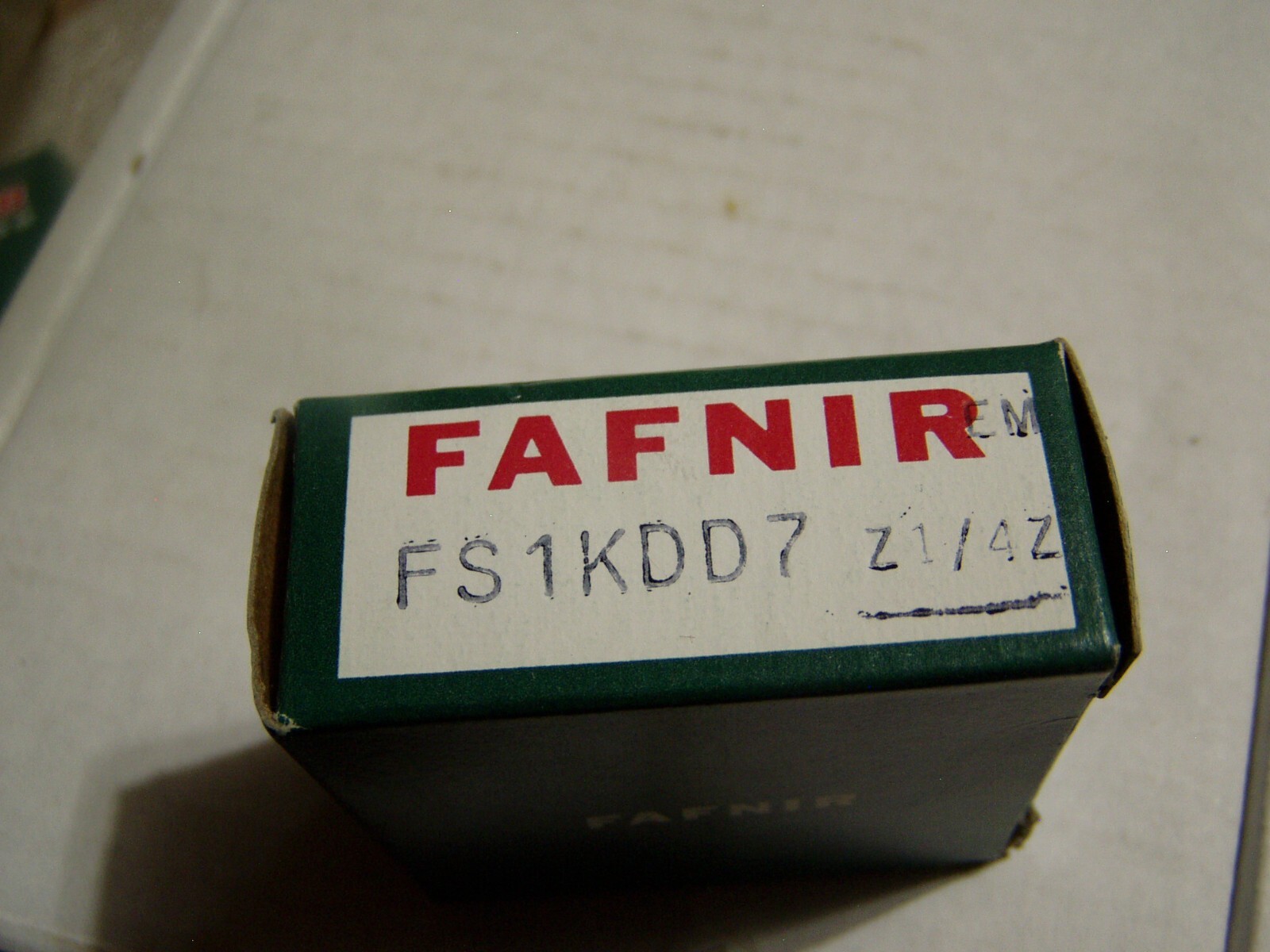 FS1KDD7 Fafnir flanged instrument bearing 0.25" bore x 0.625" o.d. x 0. ...