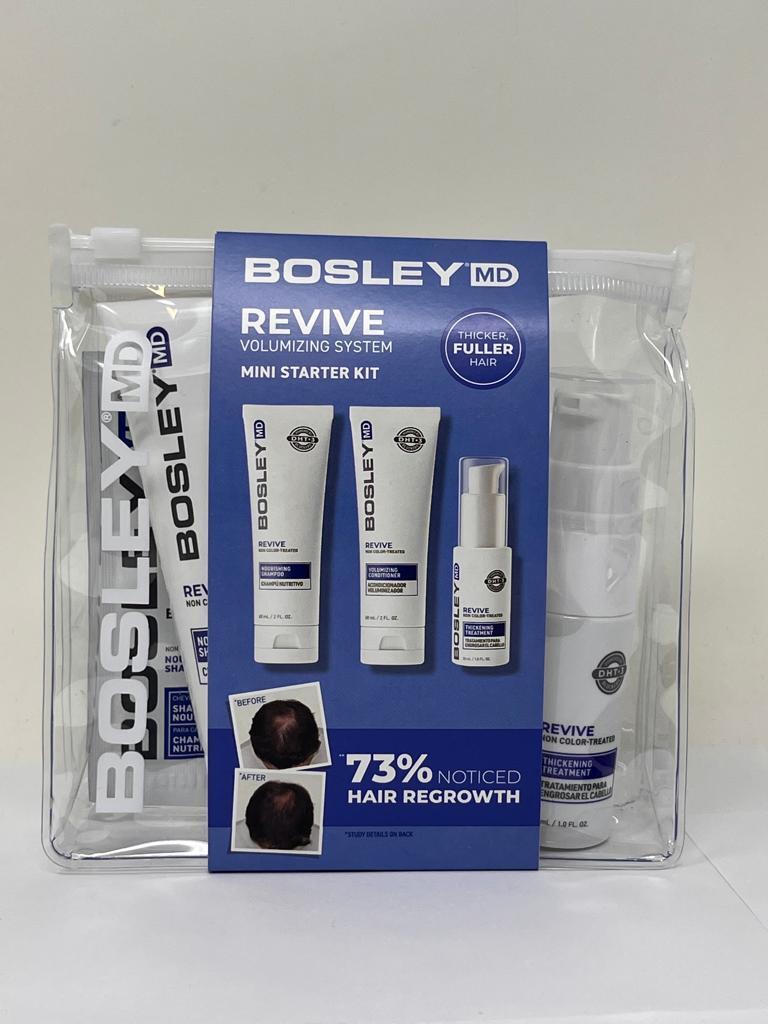 Bosley MD Revive Non-Color Treated Volumizing System Mini Starter Kit ...