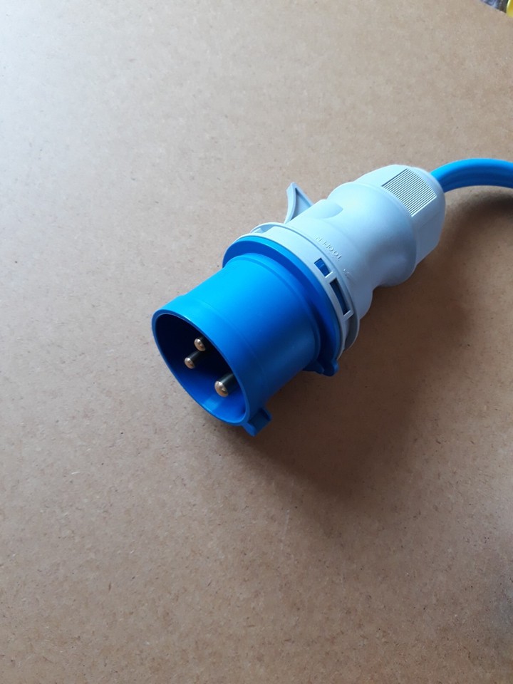 32amp plug to double twin 32amp sockets 240v c/w 2.5mm cable | eBay UK