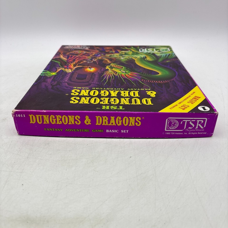 VINTAGE Dungeons & Dragons Fantasy Adventure Game TSR 1980 Basic Set | eBay