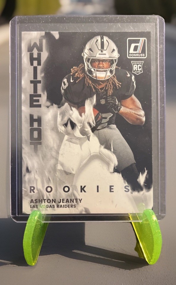 Ashton Jeanty 3 Card Lot. White Hot & Red Hot Rookie Cards. Sage Next ...