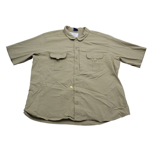 PROPPER Shirt Mens XXL Khaki Short Sleeve Pockets Tactical Air Vented back | eBay