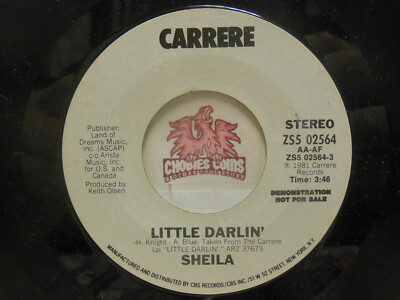 Promo! Sheila – Little Darlin' / Same, 45 RPM VG (20D) | eBay