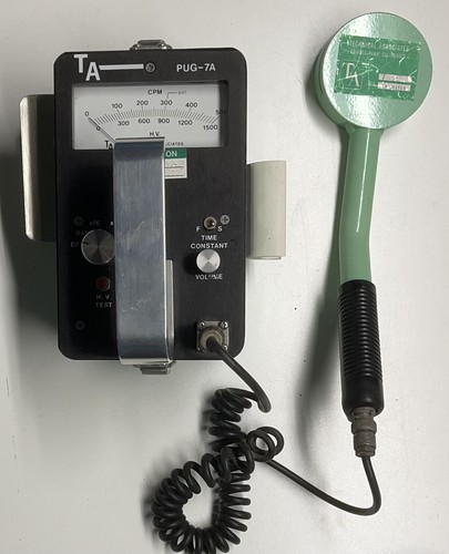 TA Pug-7A Radiation Survey Meter Analog + P15 Pancake G-M Detector | eBay