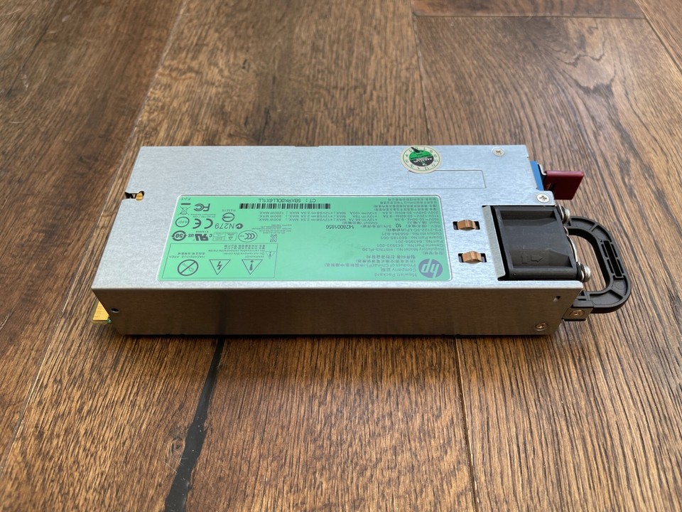 HP 1200 Watt Server Power Supply PSU (Generic Part Number: 643933-001 ...