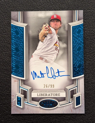 2024 Topps Tier One Matthew Liberatore Breakout Auto Blue Foil #'d/99 ...