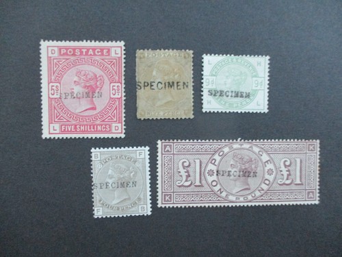 UK Stamps: Specimen Overprint Set Mint RARE - SELDOM SEEN (c40) | eBay