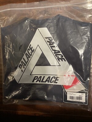 Palace Triphone Tee Navy Small. DSWT IN HAND SHIPS FAST | eBay