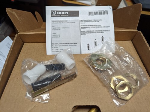 MOEN 4792 M-PACT VALVE 2 Handle Roman Tub Faucet (3 Hole - Adjustable ...
