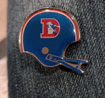 1970's Denver Broncos Football Helmet Pin Souvenir Collector NFL Old ...