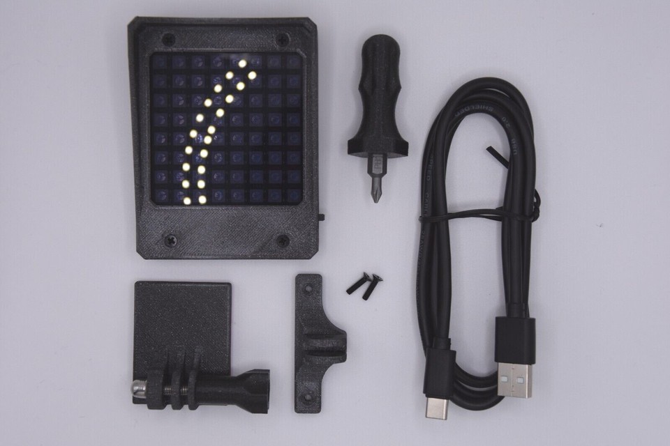 SlimFlag gear matrix, Led Flag for any simulator, Thrustmaster ...