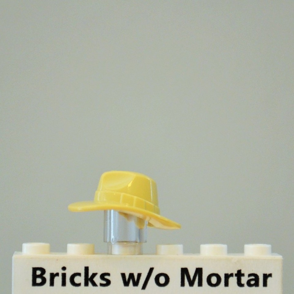 New Genuine LEGO Tan Fedora Hat Outback Cowboy Minifig | eBay