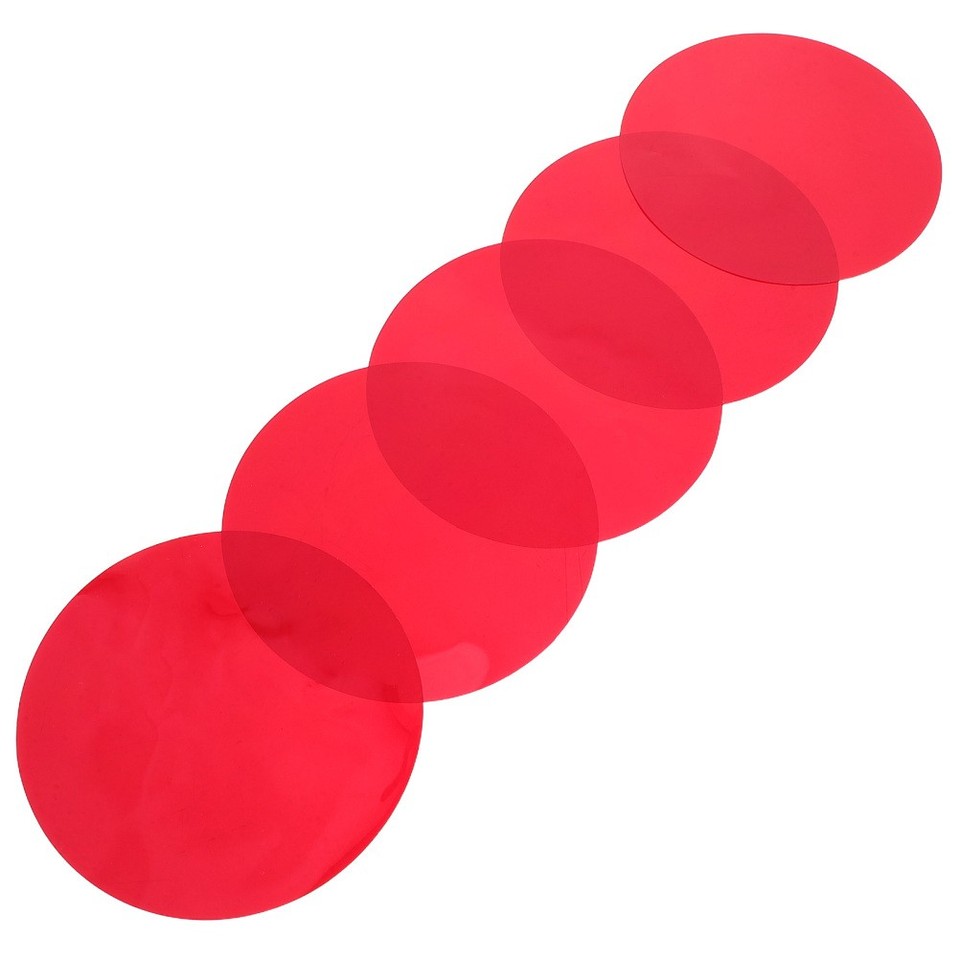 5 Pcs Light Diffuser Gel Sheets Color Changing Plastic Film For Home ...