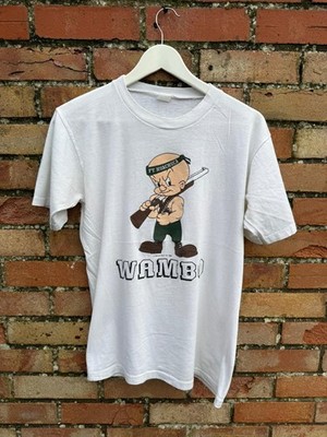 Vintage 1985 Elmer Fudd WAMBO Looney Tunes T Shirt Single Stitch Size M ...