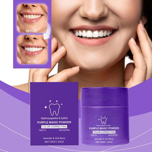 Purple Teeth Restoration Mineral Tooth Powder Teeth Whitening HOT# | eBay