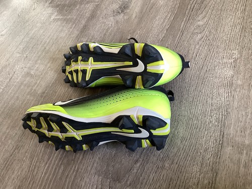 Nike Mens 12 Vapor Keystone 2 Low Fastflex Neon Green Baseball Cleats ...