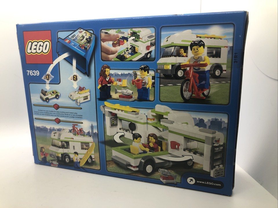 New LEGO CITY Camper 7639 NEW RETIRED SOLD OUT 2009 SET Vehicle Car ...