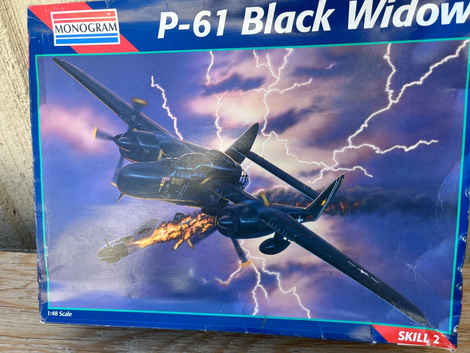 MONOGRAM # 7546 1/48th SCALE P-61 BLACK WIDOW MODEL KIT (NO DECAL SHEET ...