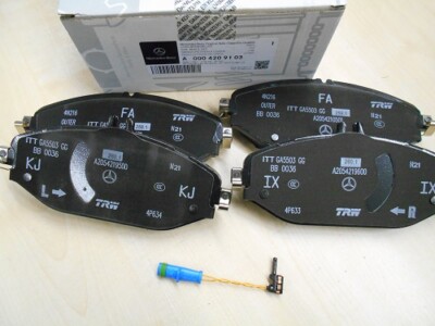 Mercedes-Benz original Bremsbeläge Belag m.Kontakt Vorderachse GLC W205 ...