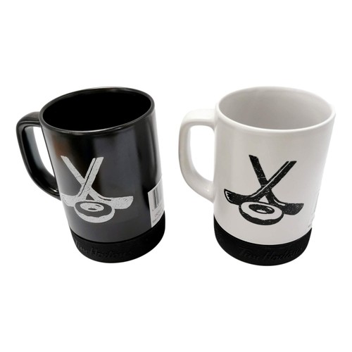 Tim Hortons Mug Hockey Puck Lot 2 Donut Coffee Canada White Black 2018 ...