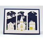 Triptych Village Metal Cutting Dies DIY Scrapbooking Paper Cards Making ...