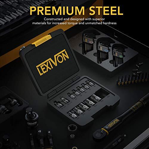 Etorx Socket Set Chrome Vanadium Alloy Steel 13piece Female Star Socket ...