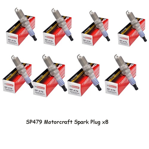Set of 8 OEM FORD Motorcraft SP479X Spark Plugs AGSF22WM Platinum 4.6L ...